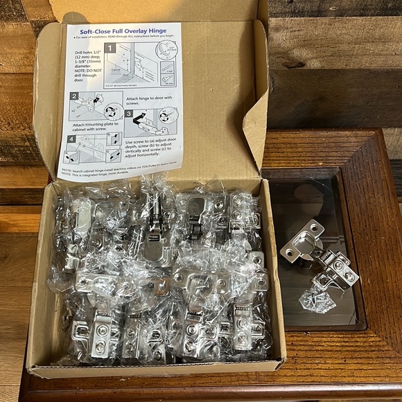 Other | Soft Close Full Overlay Hinges 2count | Poshmark